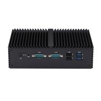 China Intel J6412 Fanless Mini PC 6 COM RS232 RS485 USB3.0 Industrial Embedded Computer for sale