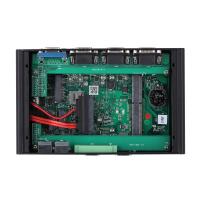 China Intel J6412 Fanless Industrial Mini PC 6 COM RS232 RS485 Dual LAN GPIO VGA for sale