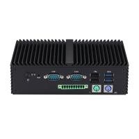 China Intel J6412 Fanless Industrial Mini PC 6 COM RS232 RS485 Dual LAN GPIO VGA for sale
