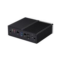 China Intel Core i3-10110U Industrial Mini PC Dual 2.5G LAN 4x RS232 COM Fanless for sale