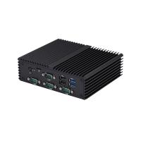 China Intel Core i3-10110U Industrial Mini PC Dual 2.5G LAN 4x RS232 COM Fanless for sale