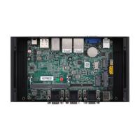 China Industrial Mini PC 6 RS232 Ports 2 Intel 2.5G LAN Fanless Embedded Computer for sale