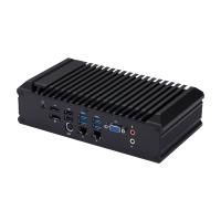 China Industrial Mini PC 6 RS232 Ports 2 Intel 2.5G LAN Fanless Embedded Computer for sale