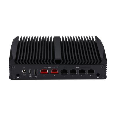 China Intel N100 Mini PC 10GbE Firewall Router Dual 10GbE Quad 2.5GbE LAN Fanless for sale