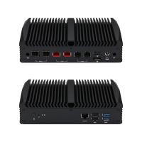 China Intel N305 8 Core Mini PC 10G SFP Dual 2.5G LAN Fanless Desktop Computer for sale