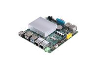 China 4 Core Mini ITX Motherboard Intel Pentium J3710 1.6GHz DDR3L Dual LAN 4xRS232 for sale
