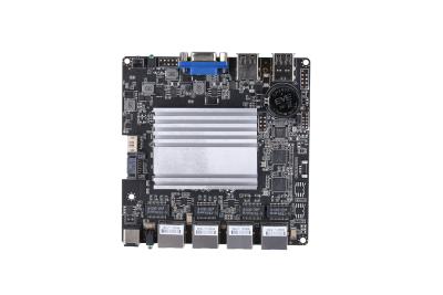 China Mini ITX Firewall Motherboard Quad Intel LAN J1900 CPU 120mm for sale