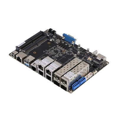 China Intel Atom C3958 16 Core Firewall Motherboard 4x10G SFP+ 5x2.5G LAN Industrial Server for sale