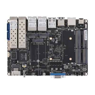 China Intel Atom C3758R 8 Core Firewall Motherboard 4x 10G SFP+ 5x 2.5G LAN for sale