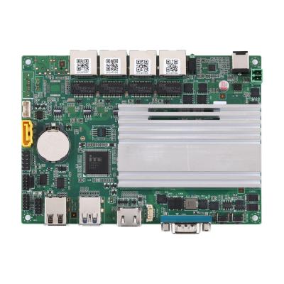 China Intel Core i5-5200U Industrial Motherboard 4x2.5GbE LAN Firewall Embedded Board 148x104mm for sale