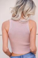 China Sleeveless Sexy V Neck Tank Top Womens Slim Cut V Neck Knitted Vest for sale