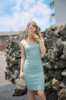 China Knit Sexy Tight Dresses Camisole Vest Tight Slip Dress Wrap Hip Skirt for sale