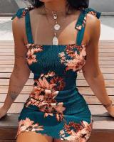 China Boat Neck Print Halter Dress Top Waist Floral Sheath Dress for sale
