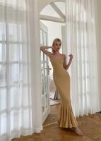 China Retro Sexy Slip Dress Spice Girl Temperament Fashion Halter Long Fishtail Dress for sale