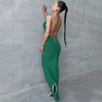 China Women'S Style Sexy Slip Dress Fashion Sexy Backless Pleated Slip Dress for sale