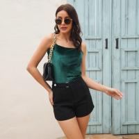 China Stylish Ladies Camisole Vest Elegant Sexy Little Velvet Camisole Top For Women for sale