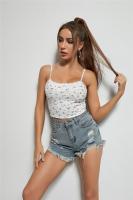 China Small Fresh Ladies Camisole Vest Floral Lace Vest Top Patchwork Suspenders Fashion for sale