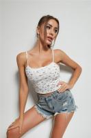 China Small Fresh Ladies Camisole Vest Floral Lace Vest Top Patchwork Suspenders Fashion for sale