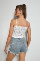 China Small Fresh Ladies Camisole Vest Floral Lace Vest Top Patchwork Suspenders Fashion for sale