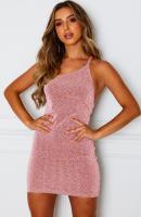 China Stylish Shiny Slim Evening Dress Sexy Shoulder Halter Slimming Formal Gowns for sale
