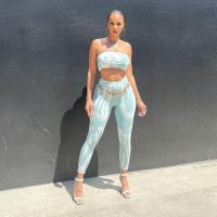 China Women'S Sexy Workout Clothing Print Slim Fashion Casual Sexy Workout Apparel for sale