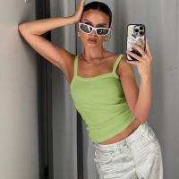 China Spring And Summer New Fashion Sexy Slim-fit Halter Vest Can Be Customized Digital Printing A Variety Of Patterns for sale