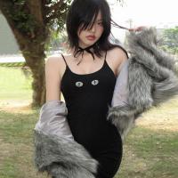 China Summer New Fashion Sexy Custom Hot Drill Exposed Backpack Hip Strap Dress for sale