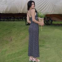 China New Fashion Custom Print Pattern Sexy Halter Dress A Variety Of Patterns Can Be Customized for sale