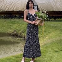 China New Fashion Custom Print Pattern Sexy Halter Dress A Variety Of Patterns Can Be Customized for sale