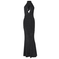 China Customizable Dress New Spring summer Fashion Sexy Backless Cutout Slim Round Neck Dress for sale