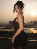 China New Fashion Sexy Spice Embroidered Lace Up Halter Slim Waist Solid Color Vest for sale