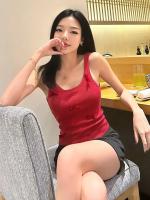 China Spring And Summer New Bow Slim Crop Casual Comfortable With Any Halter Vest Short Female for sale