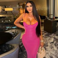 China Summer New Fashion Sexy Lace Strapless Dress for sale