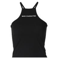 China Summer New Fashion Street Photo Alphabet Print Sexy Crop Sleeveless Vest for sale