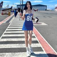 China Summer New Fashion Sexy Tight Print Wrap Hip Skirt + Gauze Short Sleeve Vest Set for sale