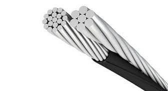China LSOH Aluminium Overhead Aerial Bundle Cable LV ABC Duplex Service Drop Wire for sale