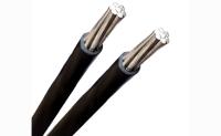 China LSOH Aluminium Overhead Aerial Bundle Cable LV ABC Duplex Service Drop Wire for sale