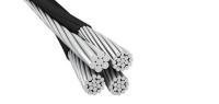 China Aluminum Core Allied Quadruplex Service Drop Cable LSOH Sheath for sale