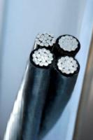 China Aluminum Core Allied Quadruplex Service Drop Cable LSOH Sheath for sale