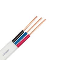 China White Sheath BVVB PVC Insulated Copper Cable For Home Furnishings for sale