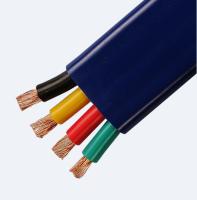 China 450V/750V Flat PVC Insulated Cable Class 5 Multi Core Copper Cable for sale