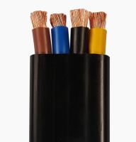 China 450V/750V Flat PVC Insulated Cable Class 5 Multi Core Copper Cable for sale