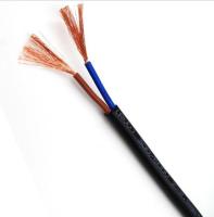 China 300V/500V RVV Wire PVC Insulated PVC Sheathed 2 Core Flexible Cable for sale