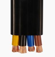 China BS EN 50214 H05VVH6-F PVC Insulated Cable Flat 4 Core Copper Conductor for sale