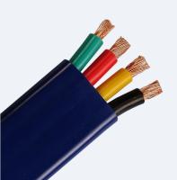 China BS EN 50214 H05VVH6-F PVC Insulated Cable Flat 4 Core Copper Conductor for sale