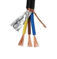 China Flexible RVVP Fire Resistant Control Cable 3 Core 4 Core Copper Shielded Cable for sale