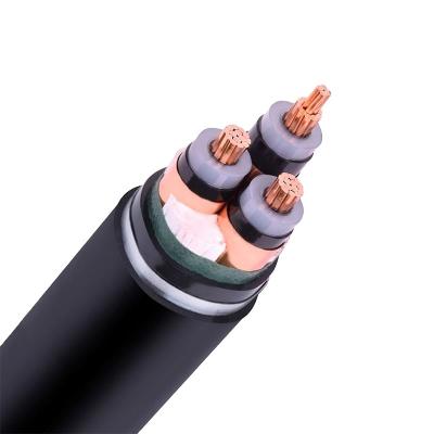 China 3x95 MM Medium Voltage Cables N2XBY Copper Conductor 15kv Power Cable for sale