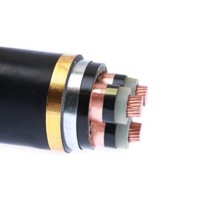 China SWA XLPE Insulated Power Cable N2XBY Medium Voltage Wire With Copper Tape Screen for sale
