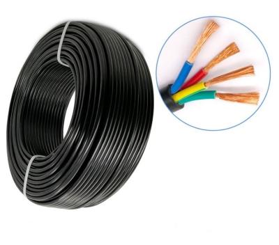 China RVV PVC Insulated Fire Resistant Control Cable 4X2.5MM2 For House for sale