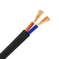 China Flat Power Cord Fire Resistant Control Cable RVVB Annealed Bare Copper Wire for sale
